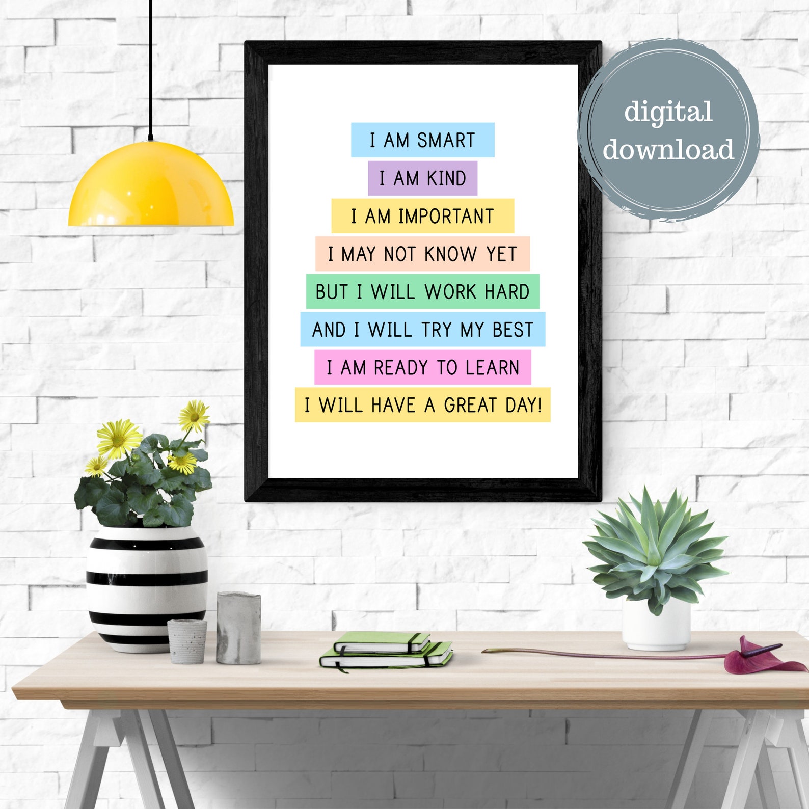 Classroom Poster Pack | Pastel Rainbow | Classroom Decor - Etsy