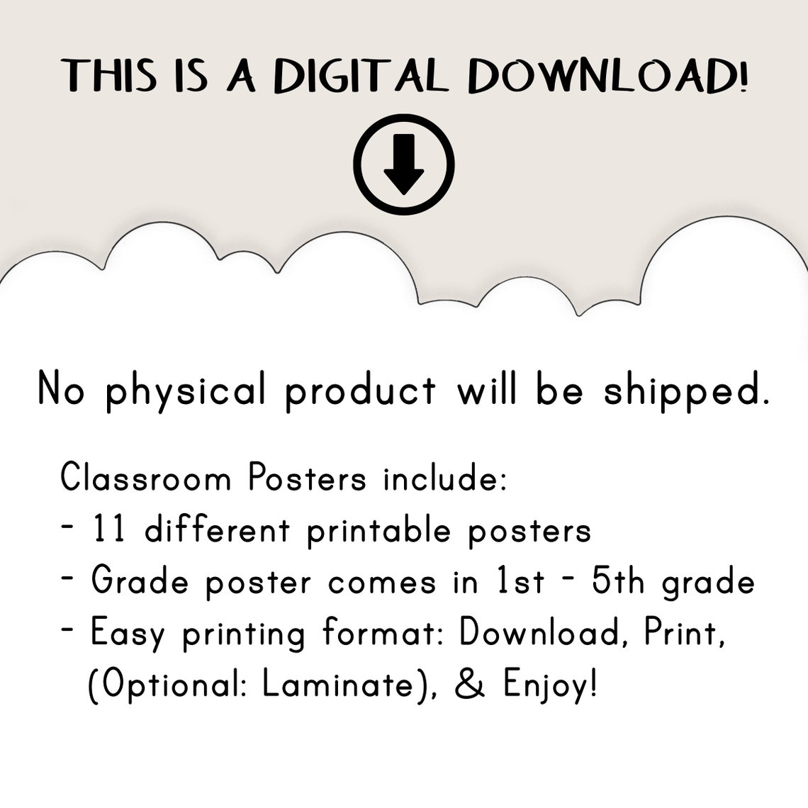 Classroom Poster Pack Pastel Rainbow Classroom Decor | Etsy