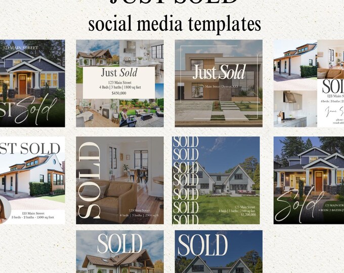 Just Sold Social Media Post | Luxury Listing Update | Just Sold ...