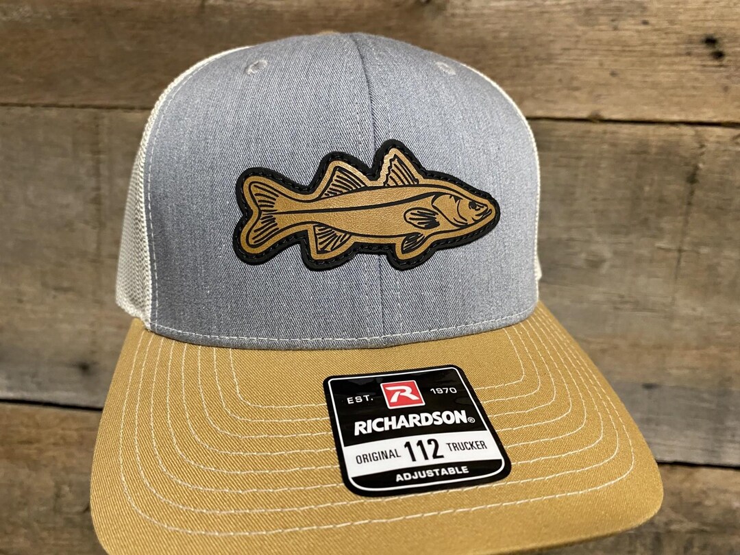 Tan Snook on Heather Grey/birch/amber Richardson 112 Trucker Hat - Etsy
