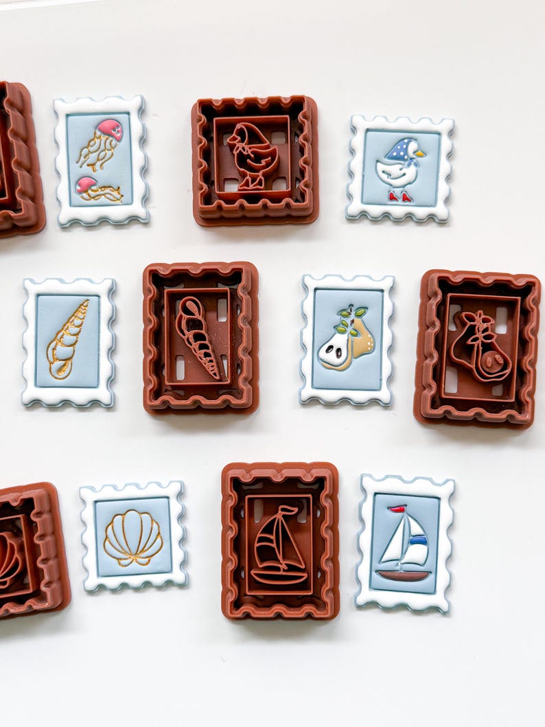 Postage Stamp Polymer Clay Cutter: Earring Jewelry Tool - Etsy