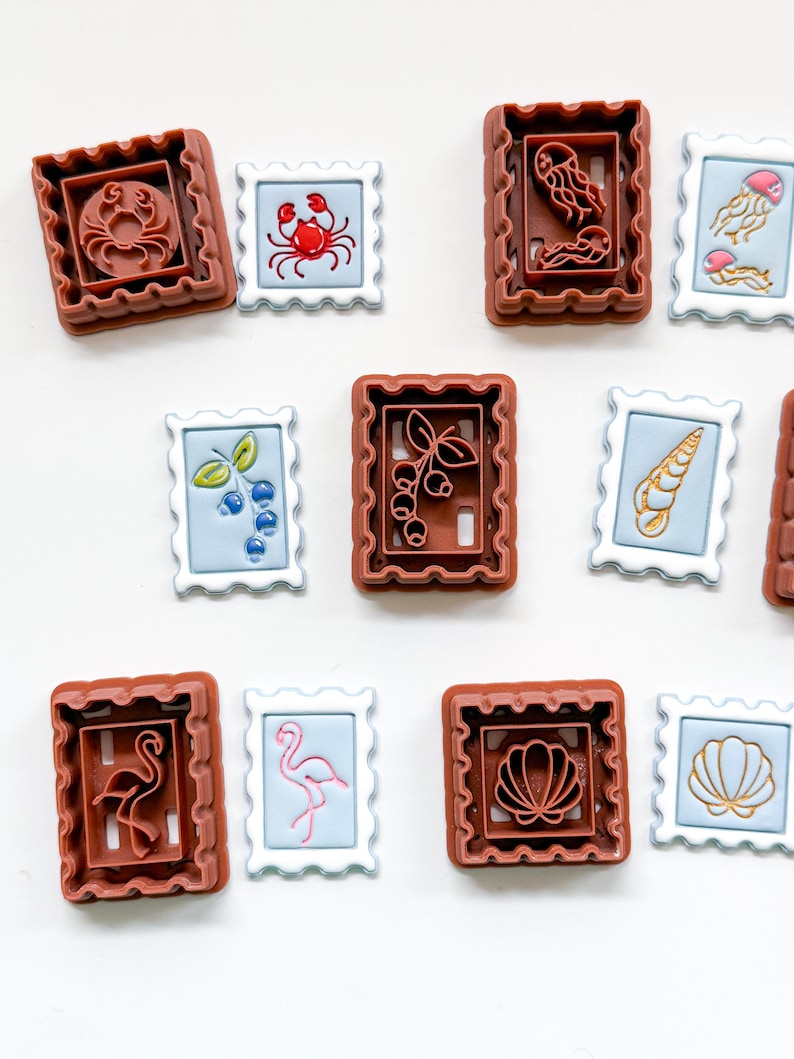 Postage Stamp Polymer Clay Cutter: Earring Jewelry Tool - Etsy