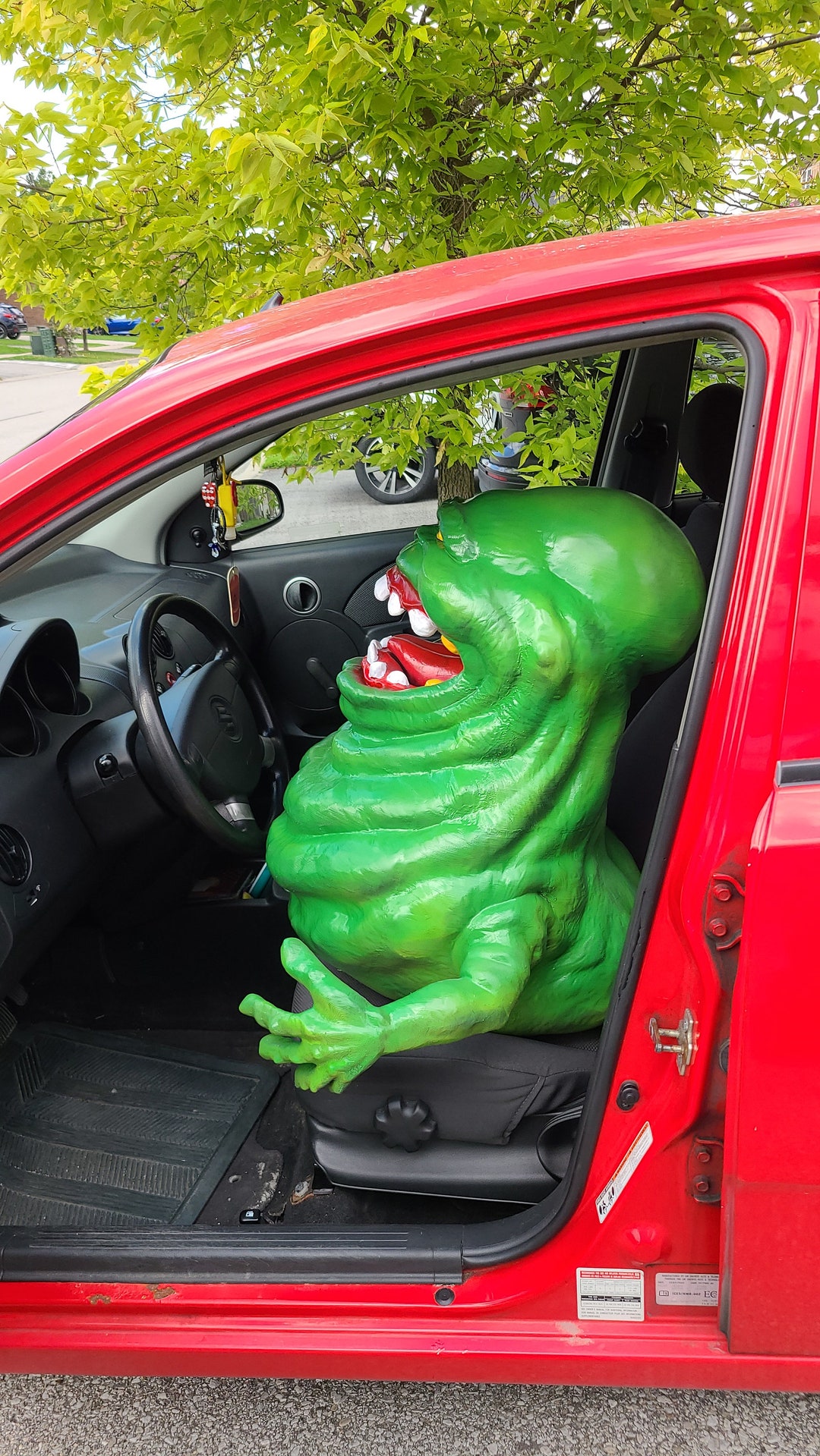 LIFE SIZE Screen Accurate Slimer. Custom Designed Life Size Slimer ...