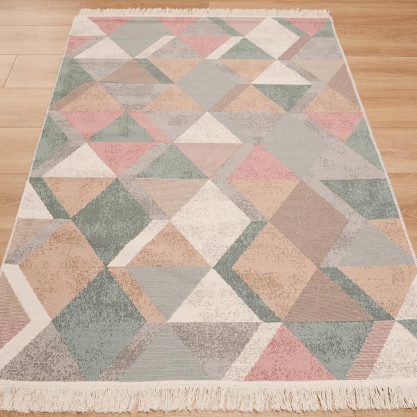 Geometric Rug - Etsy