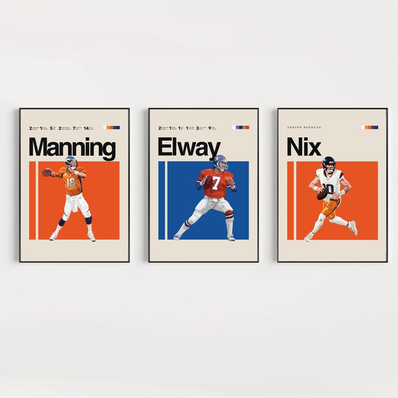Denver Broncos Posters - Etsy