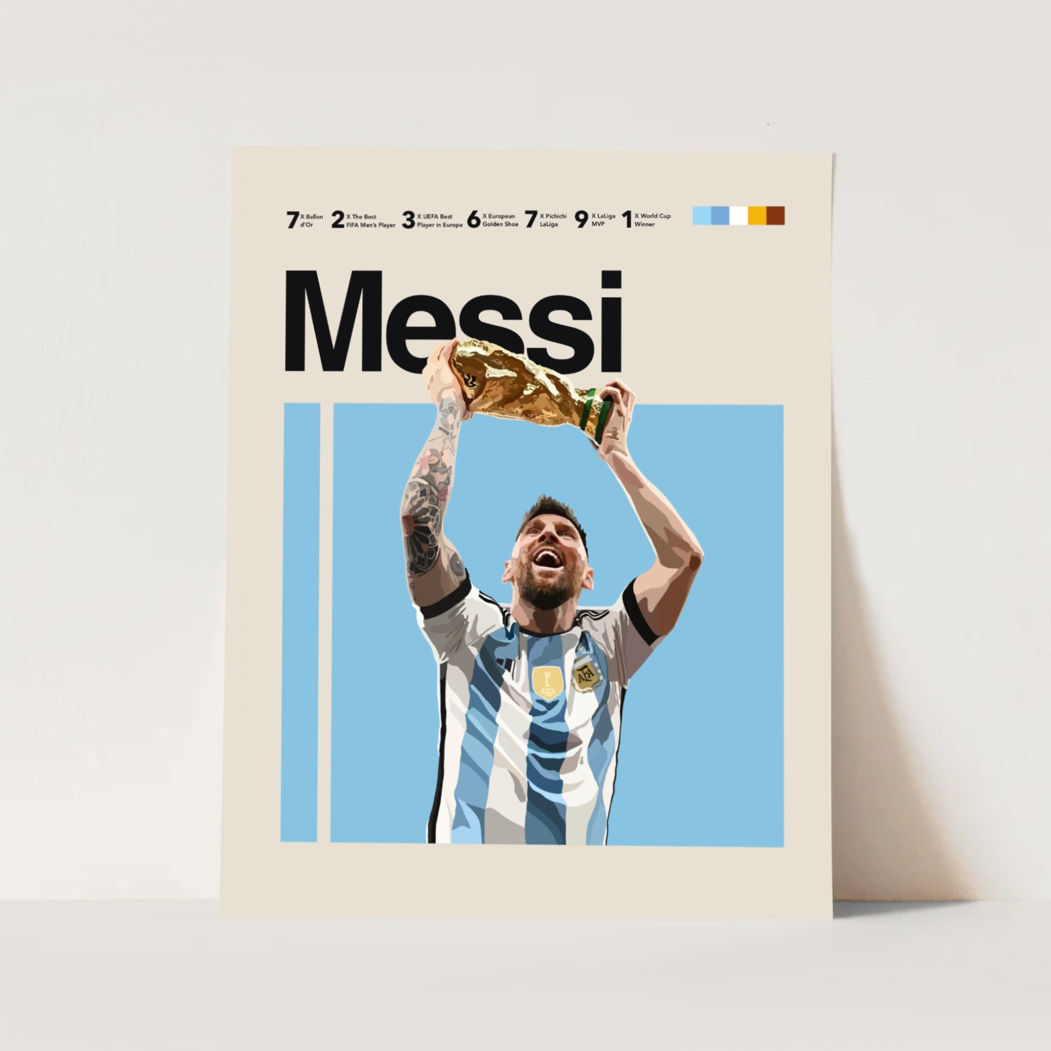 Lionel Messi Argentina National Team Poster, Lionel Messi Poster