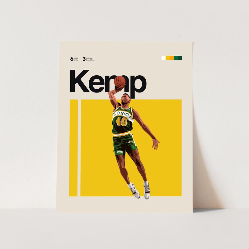 Shawn Kemp - Etsy