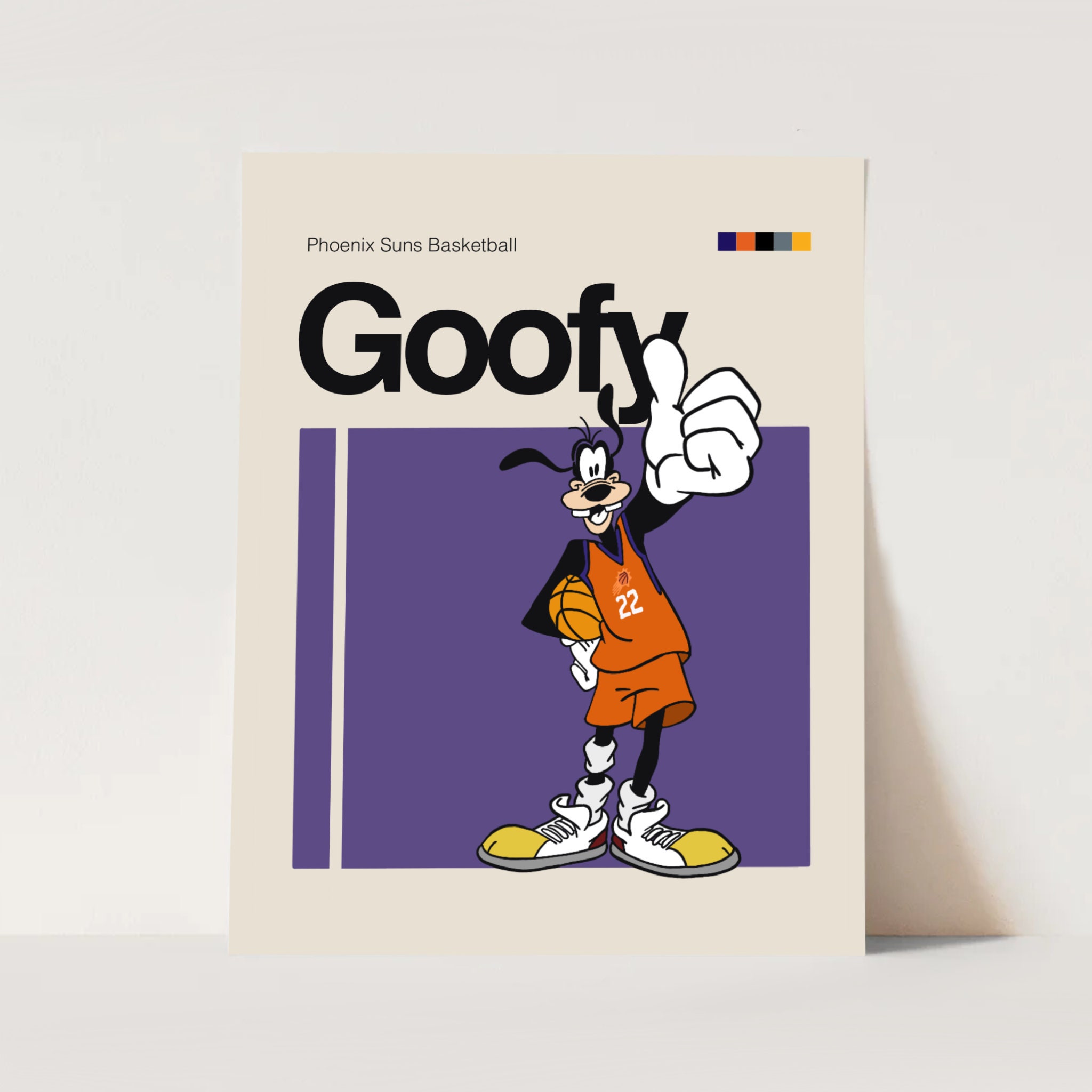 Mickey Donald and Goofy Poster Phoenix Suns Art Print 11x14 - Etsy