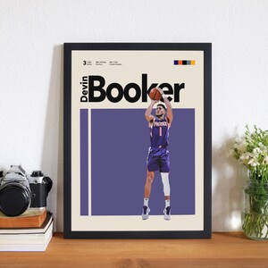 Devin Booker Inspired Poster Phoenix Suns Art Print 11x14 - Etsy