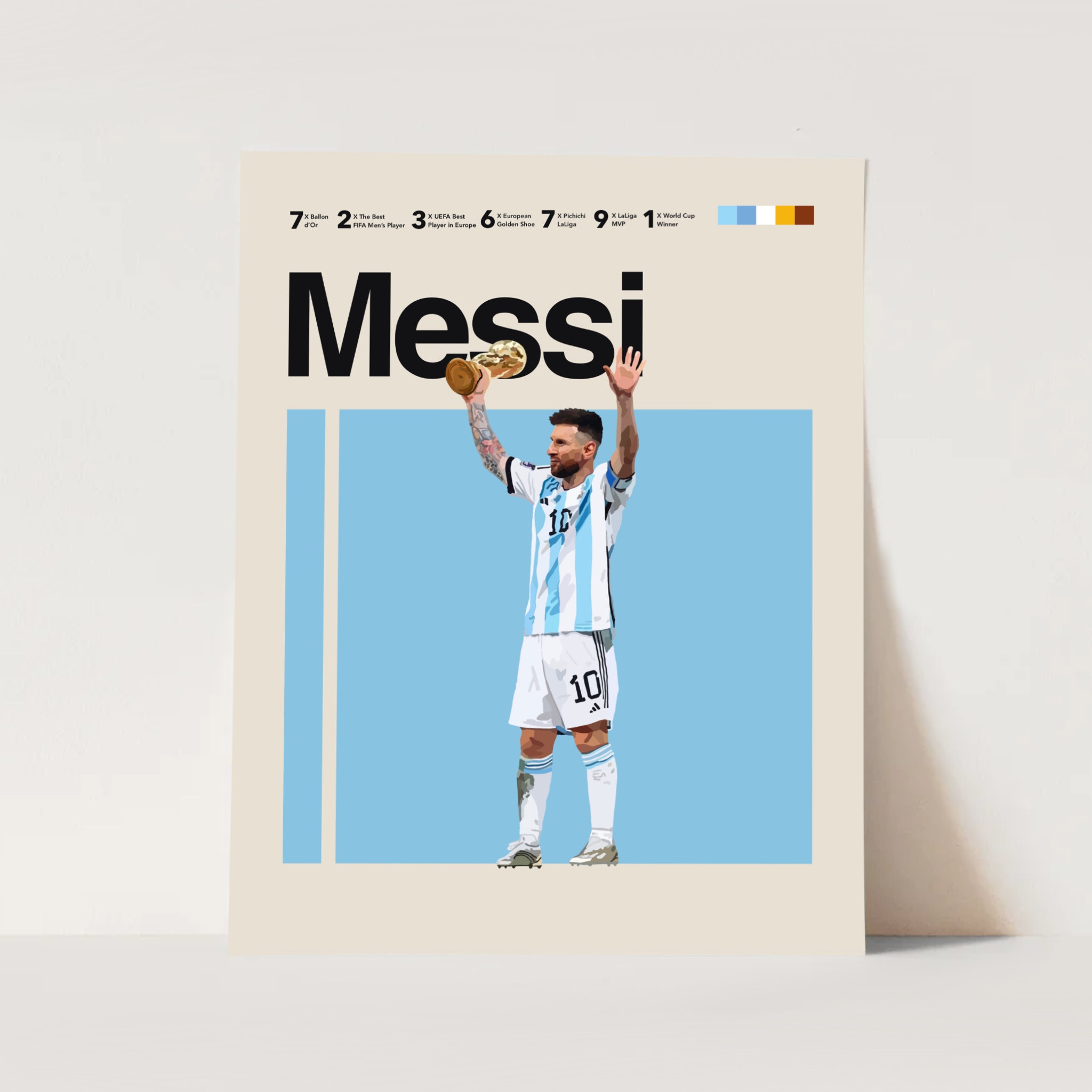 Lionel Messi Argentina National Team Poster, Lionel Messi Poster