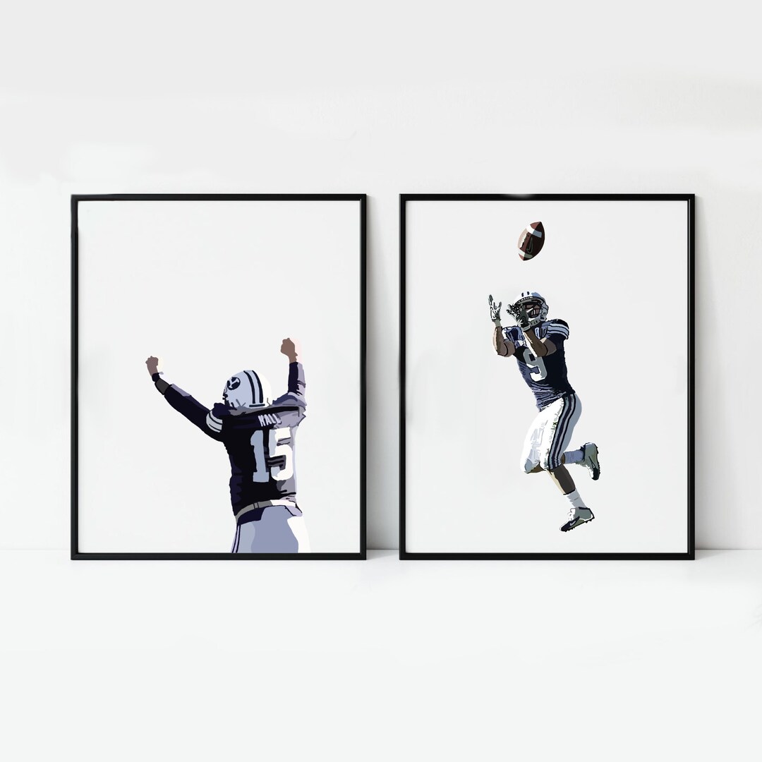 Hall to Collie Poster, BYU Football Poster, Byu Decor, BYU Football ...