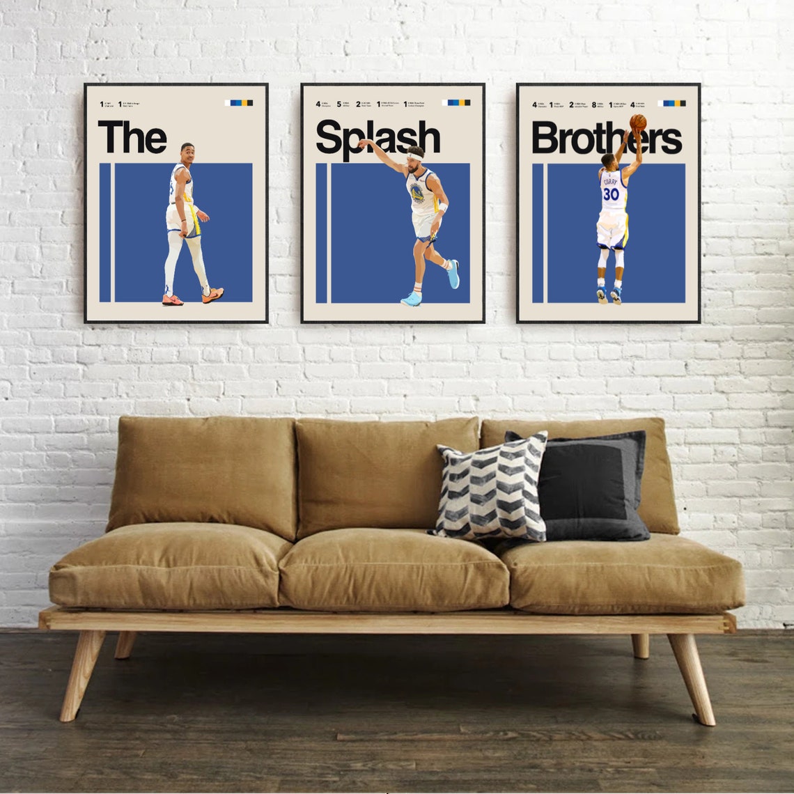 The Splash Brothers Poster Golden State Warriors Art NBA - Etsy