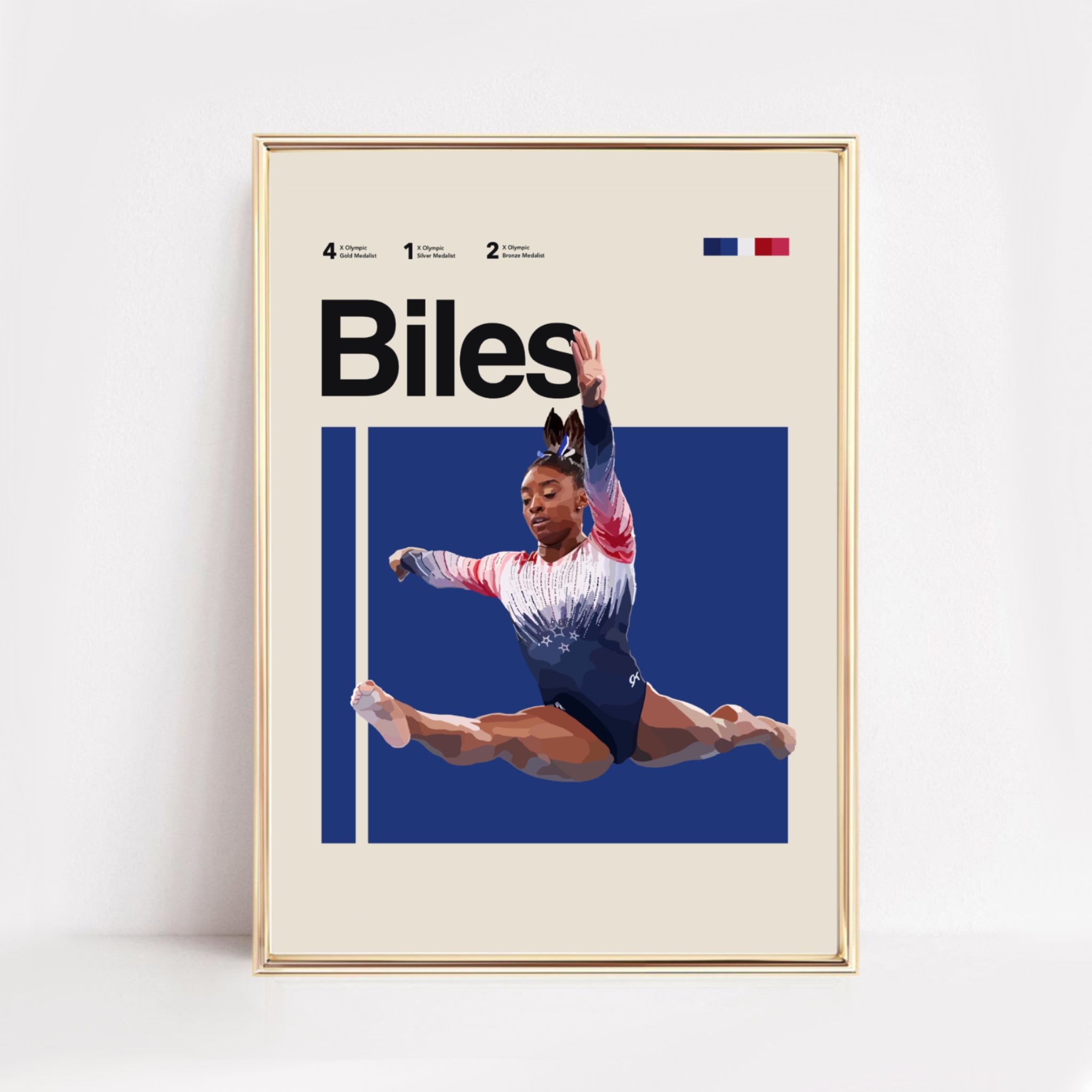 Simone Biles Poster Olympic Gymnastics Art Print 11x14 - Etsy UK