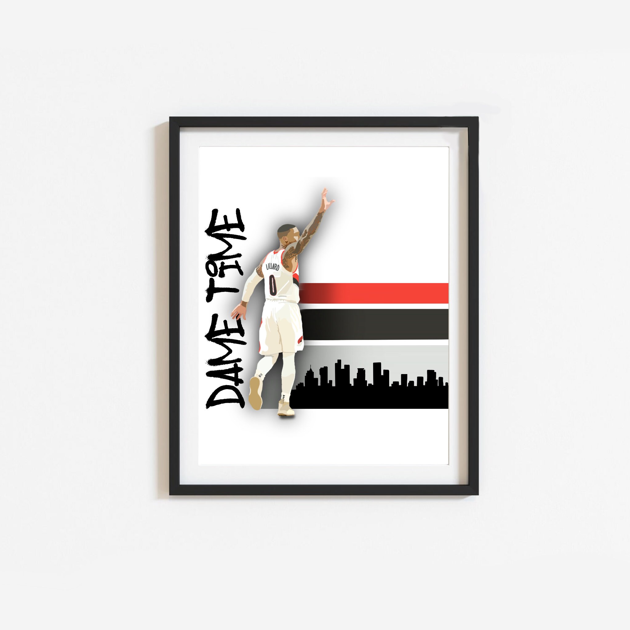 Damian Lillard Poster Blazers Poster Portland Trailblazers - Etsy