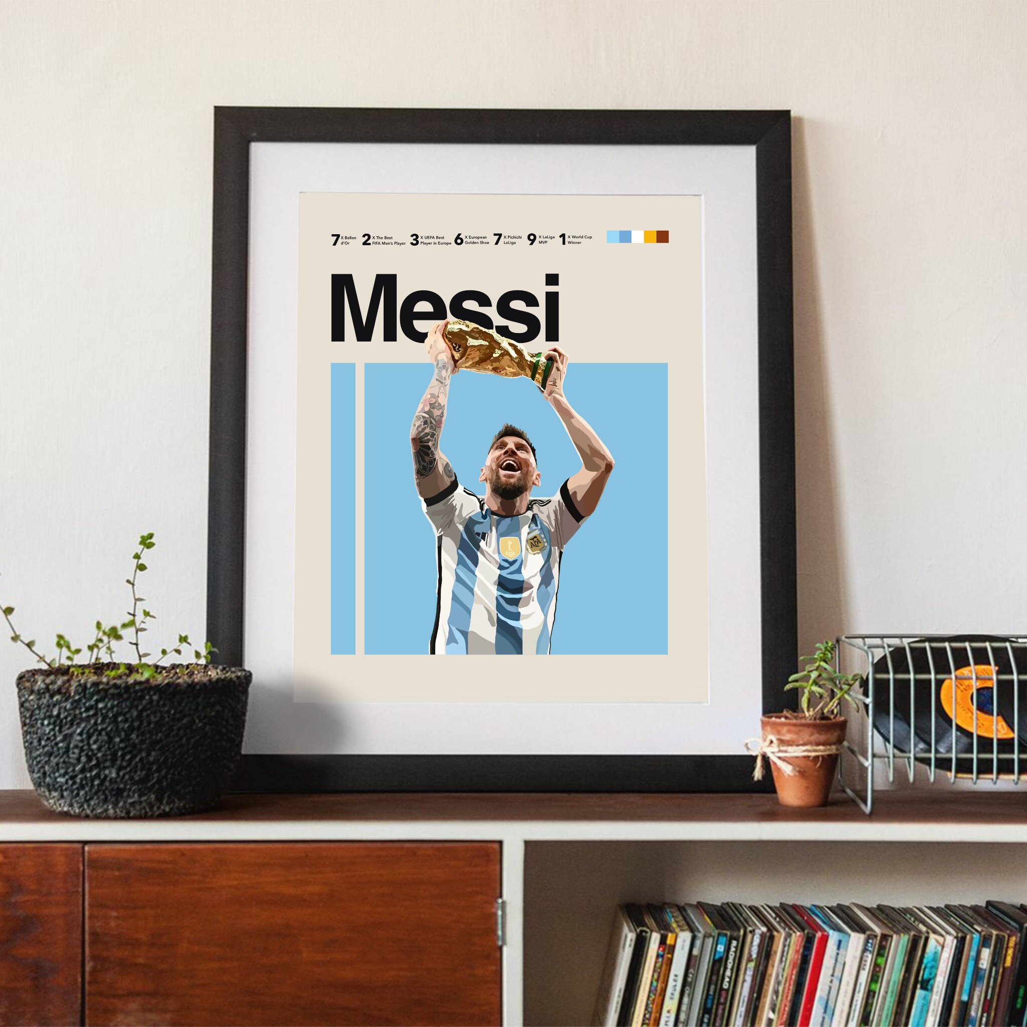 Lionel Messi Argentina National Team Poster, Lionel Messi Poster