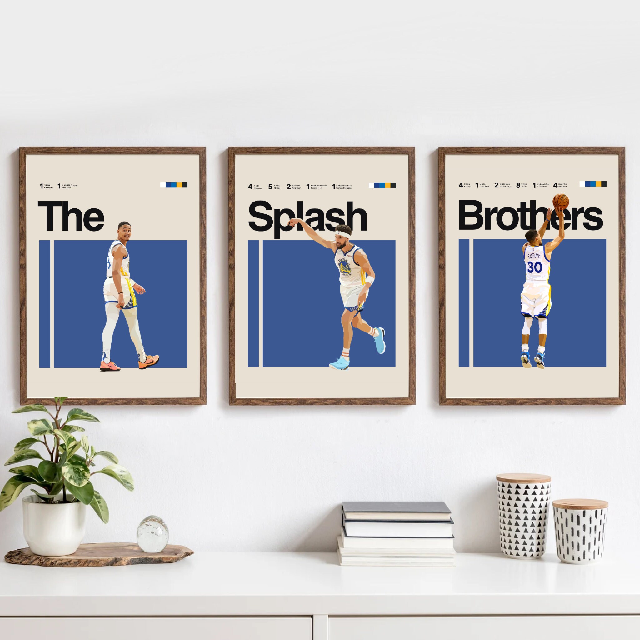 The Splash Brothers Poster Golden State Warriors Art NBA - Etsy
