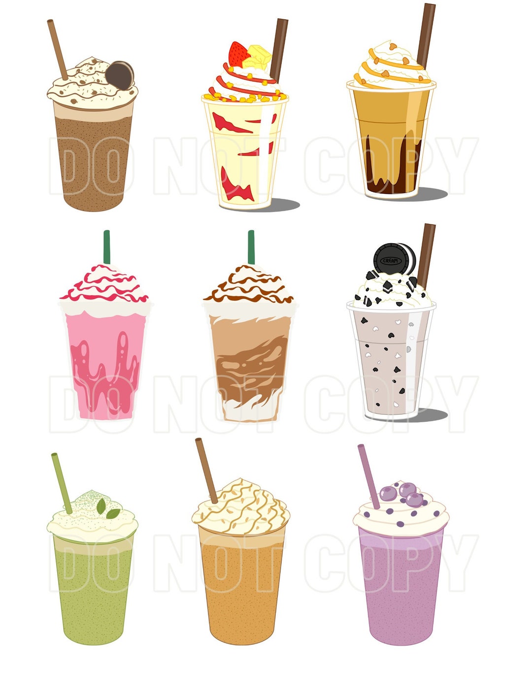Frappe PNG Digital File - Etsy