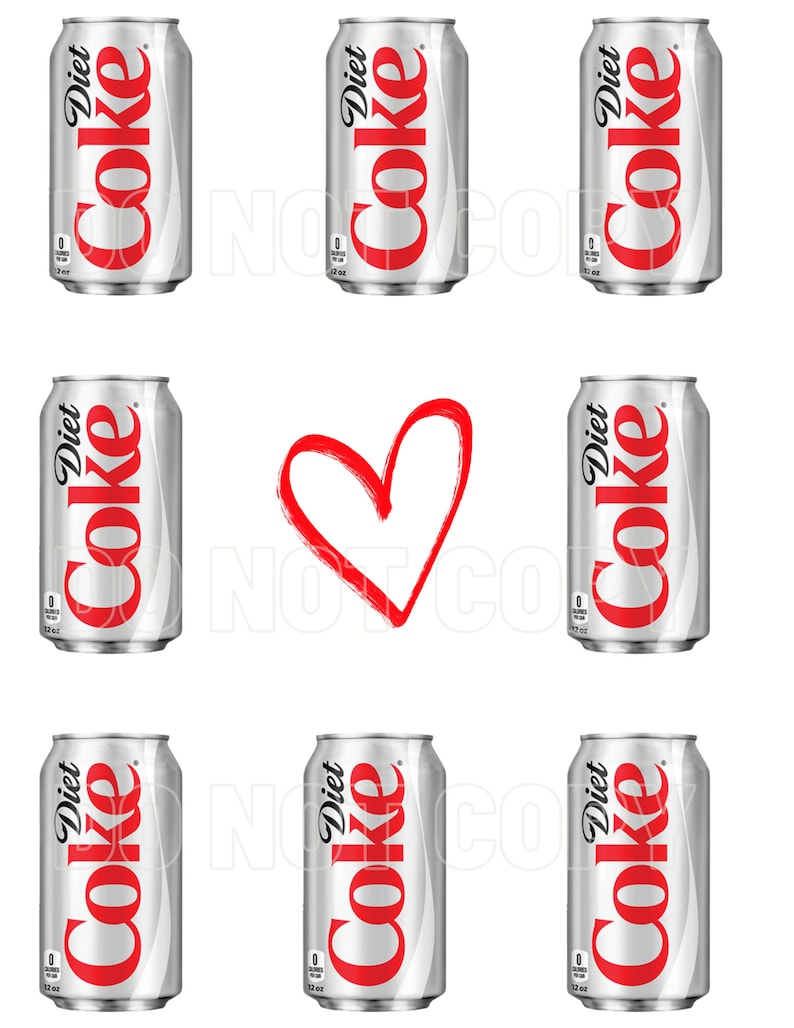Diet Coke Heart PNG Digital File, Viral Pickle Crew, Tshirt Design, Tik ...