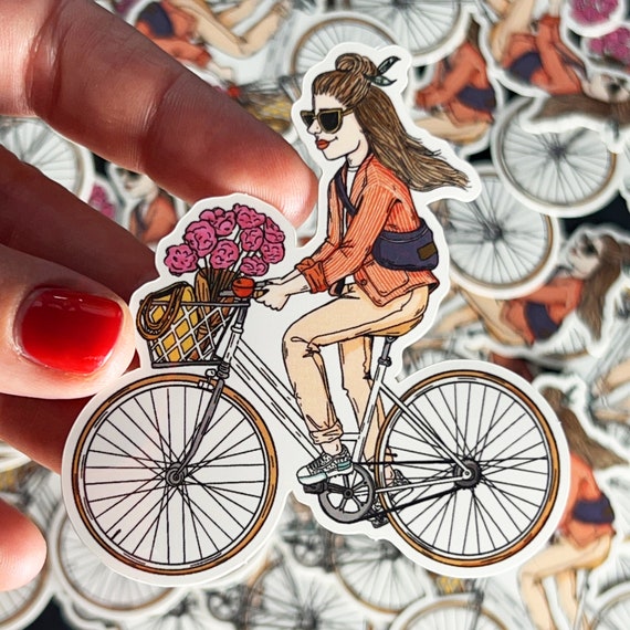 Bike Ride Sticker | Etsy