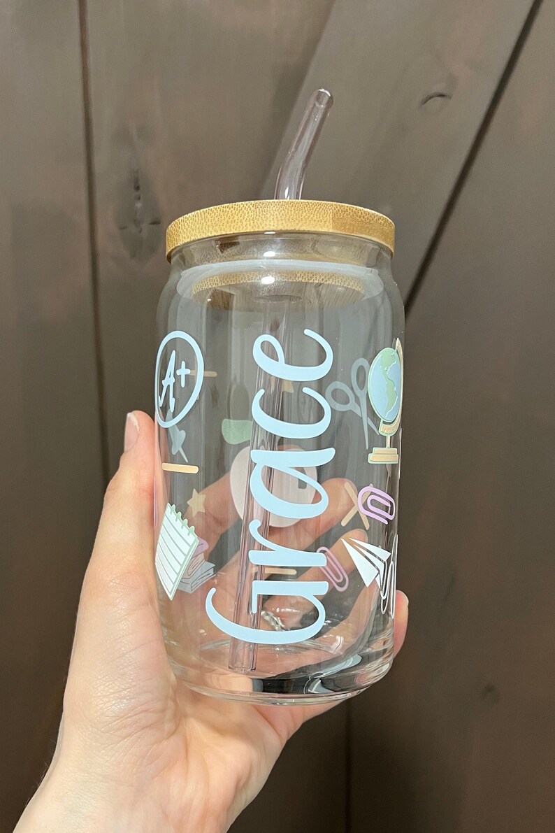 Teacher Libbey Personalized Teacher Can Cup Custom Teacher - Etsy
