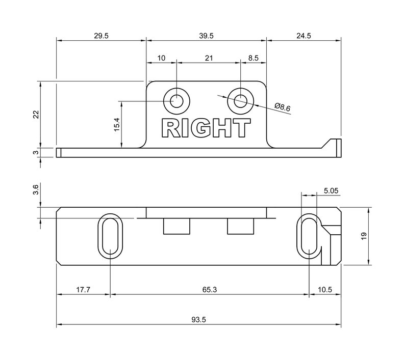 Hettich Multitech Drawer Front Connector Fixing Bracket - Etsy