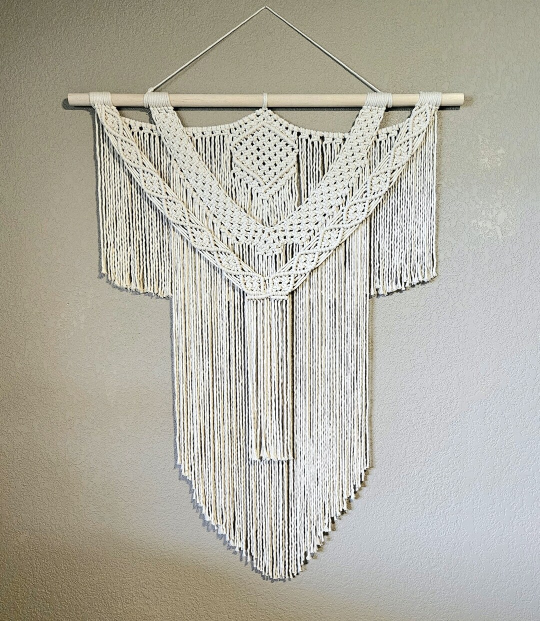 Extra Large Macrame Wall Hanging Macrame Tapestry Macrame Headboard ...