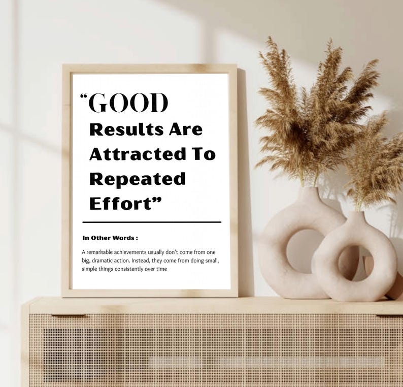 Motivational Wall Art - Effort | Printable Quote | Digital Download ...