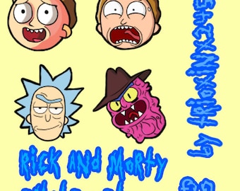 Rick and Morty Twitch Emote | Etsy