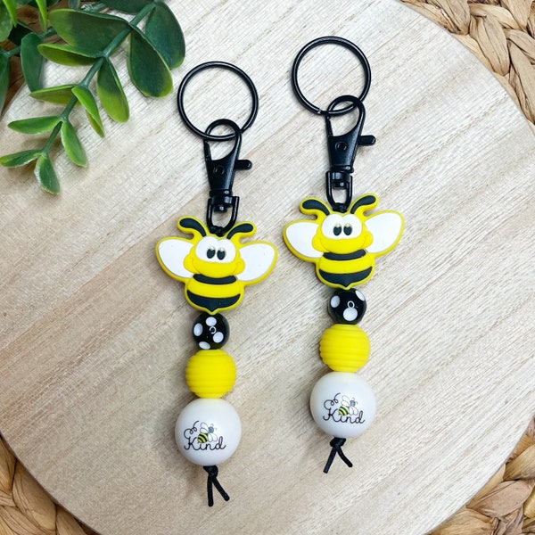 Bee Kind Keychain - Etsy
