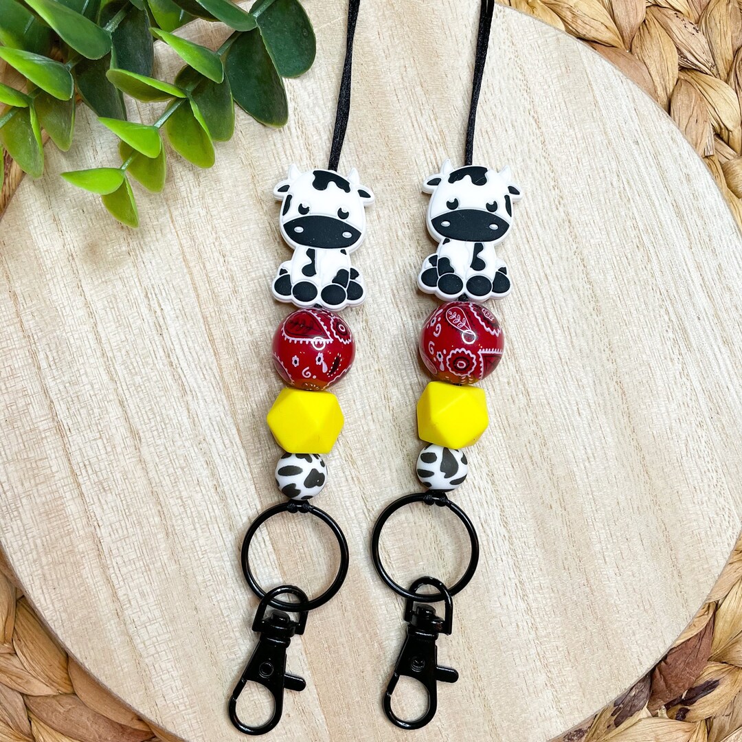 Cow Lanyard, Lanyard, Teacher Lanyard, Nurse Lanyard, Breakaway Lanyard ...