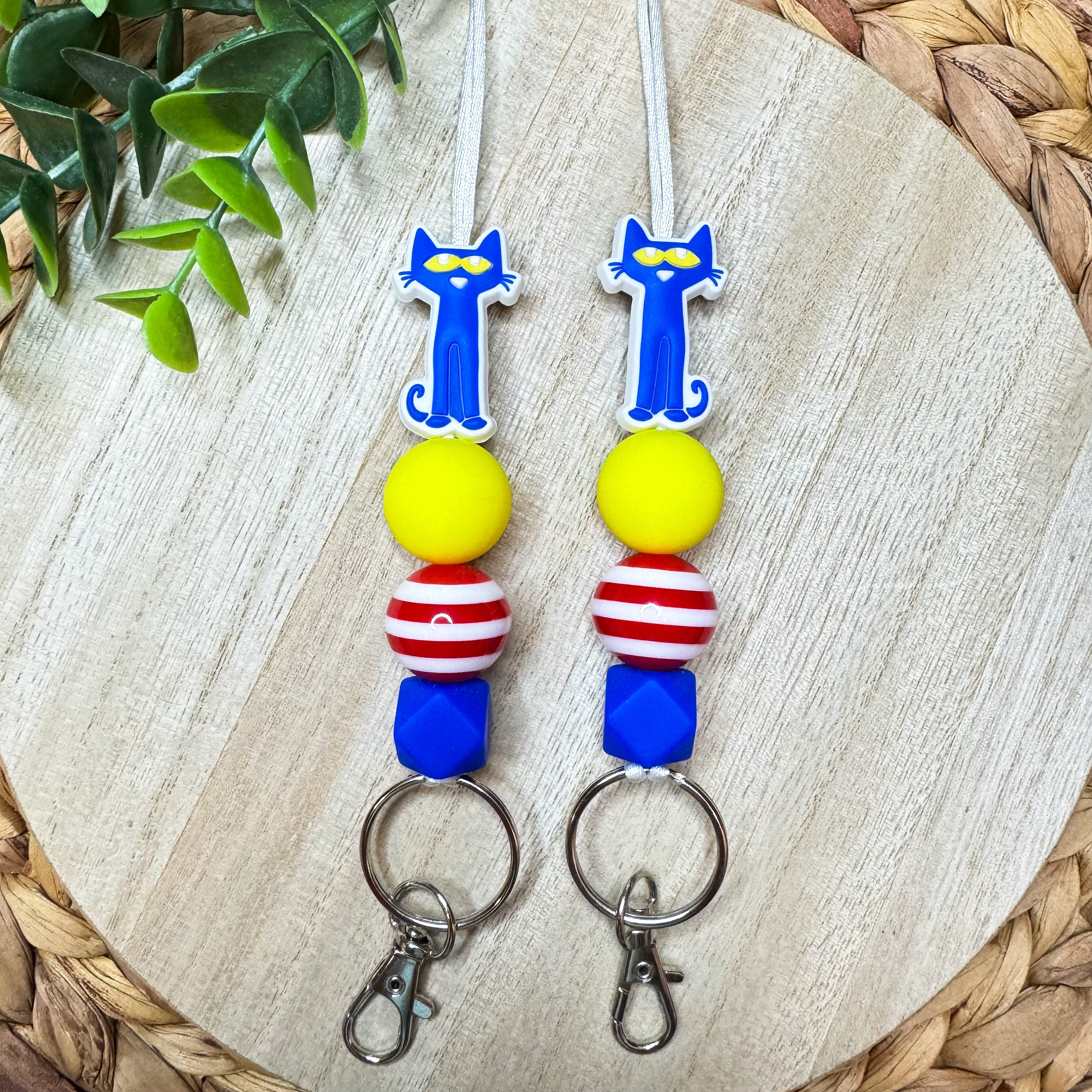 Pete the Cat Lanyard, Cat Lanyard, Lanyard, Teacher Lanyard, Breakaway ...