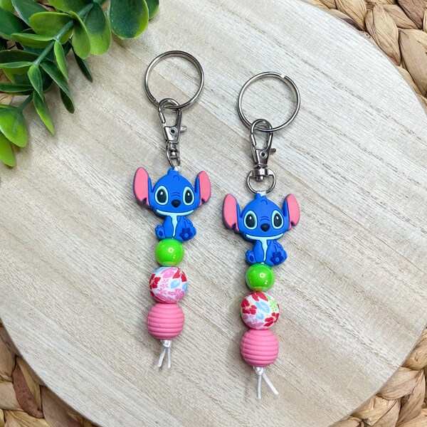 Stitch Keychain - Etsy