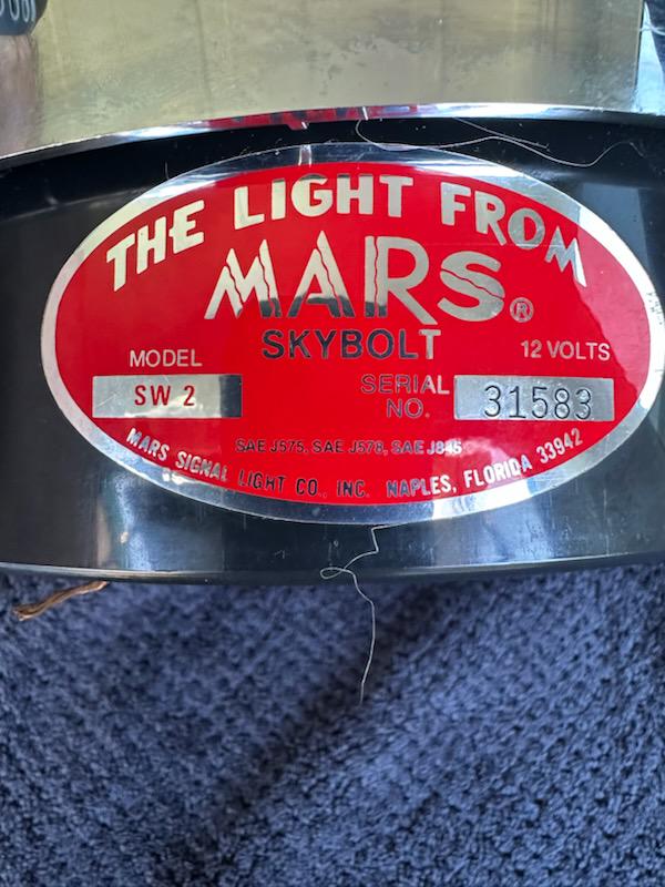 MARS Skybolt SW2 12 Volt "the Light From Mars" - Etsy