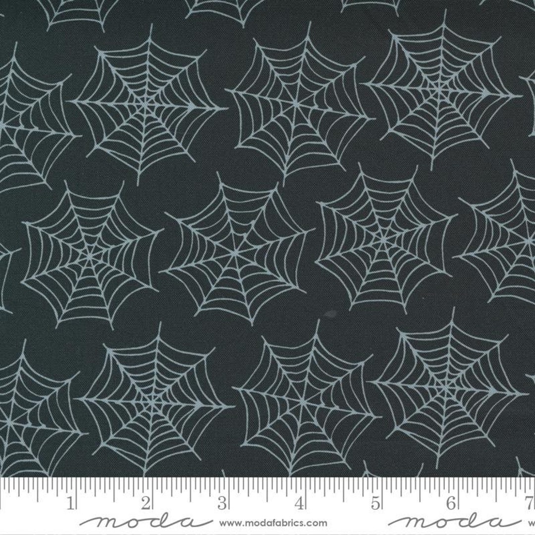 Webs on Black, Holiday Essentials Halloween, Moda, 1/2 Yard - Etsy