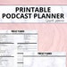 Podcast | Episode Checklist | Planner | A4 Printable | Podcast Planning ...