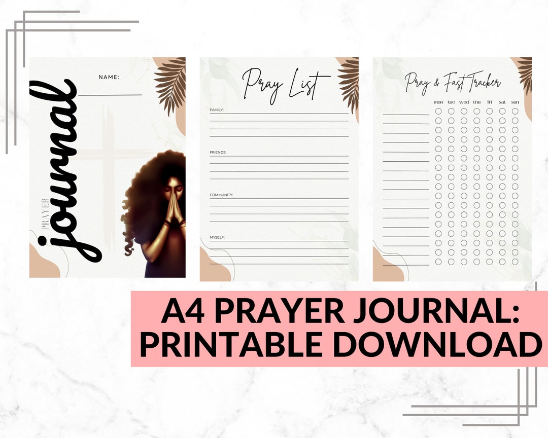 Prayer Journal | Digital Prayer Journal | Prayer Planner | Prayer Notes ...