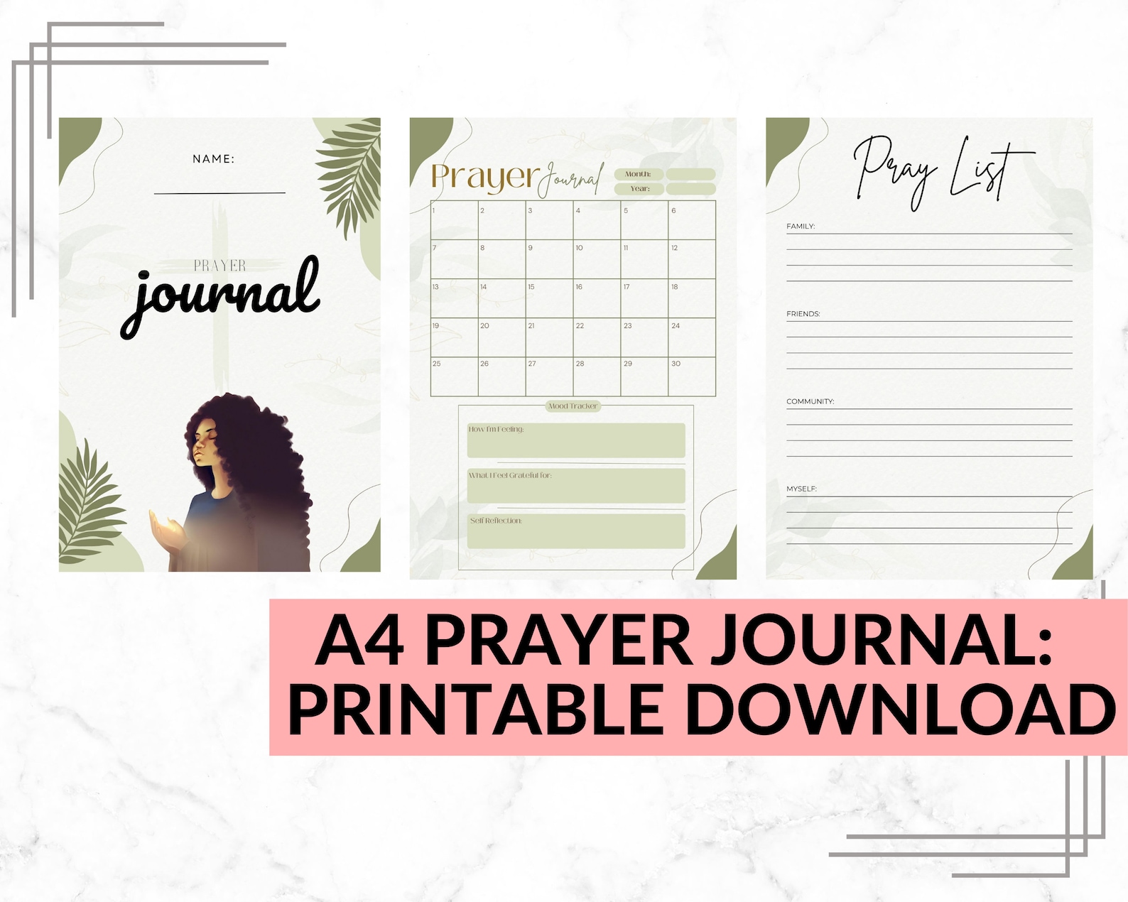 Prayer Journal | Digital Prayer Journal | Prayer Planner | Prayer Notes ...