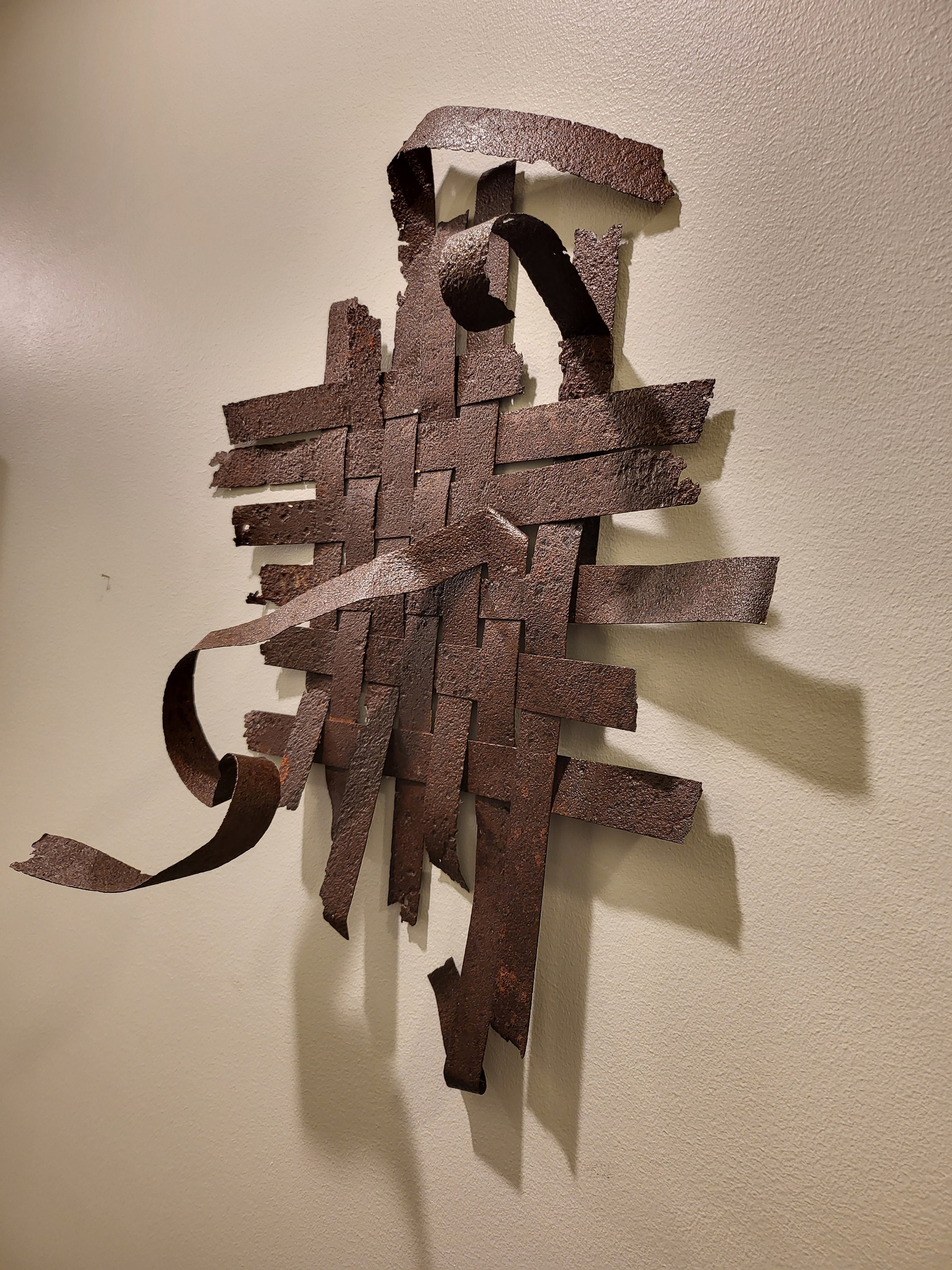 Original Handmade Steel Wall Sculpture 1 - Etsy