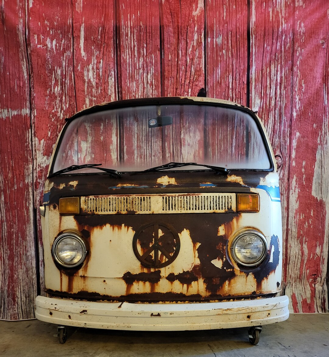 Early 70's VW Bus Front on Casters Vintage Volkswagen - Etsy