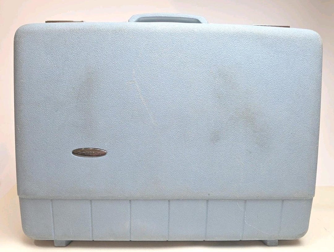 Vintage Sears Forecast Hard 21" Weekend Case Luggage Suitcase - Etsy