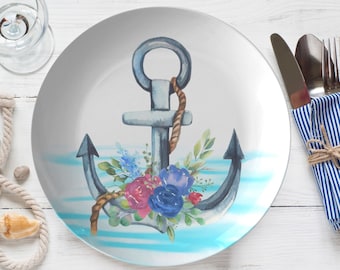Nautical Dinnerware Set - Etsy