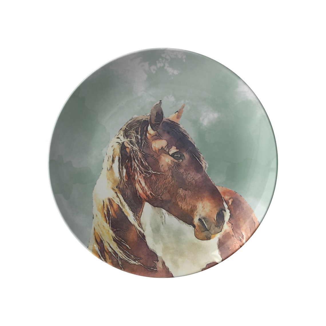 Horse Dinner Plate Farmhouse Horse Plate Country Western - Etsy
