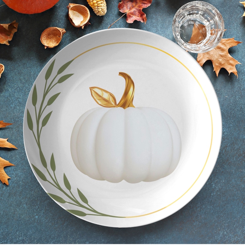 Thanksgiving Dinner Plate Sets - Etsy