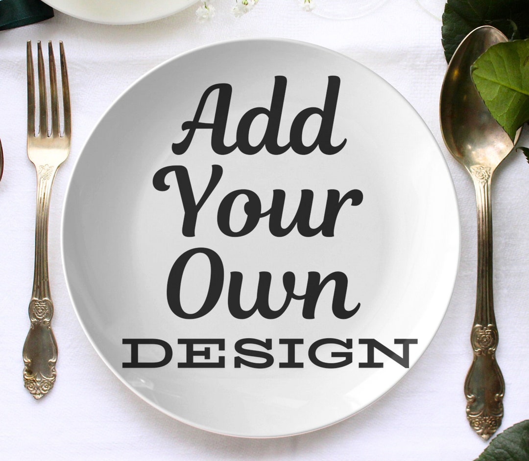 Personalized Dinner Plate, Customized Plate, Custom Name Plate ...