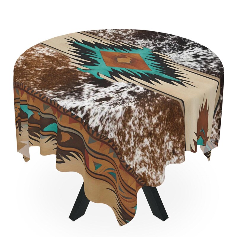 Turquoise Tablecloth - Etsy