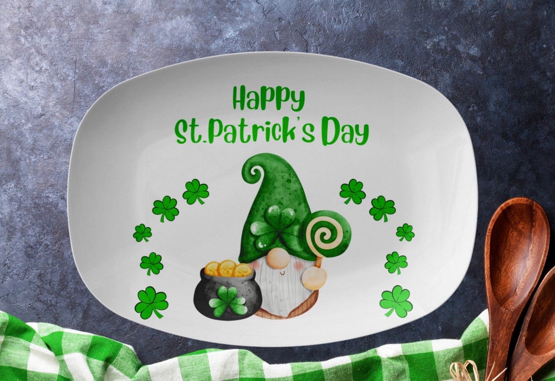 St Patricks Day Platter| Saint Patrick’s Gnome Platter | Happy at ...
