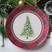 Christmas Tree Plate Set, Christmas Dinner Plate, Christmas Dinnerware ...