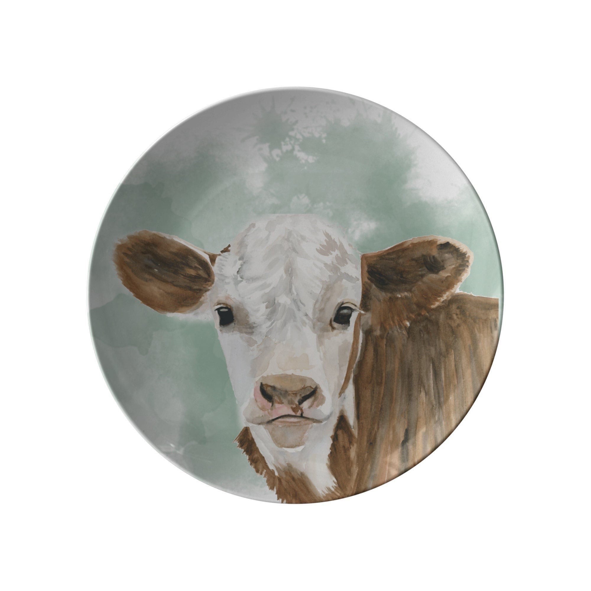 Farmhouse Cow Dinner Plate Farm Cow Dinner Plate Set - Etsy