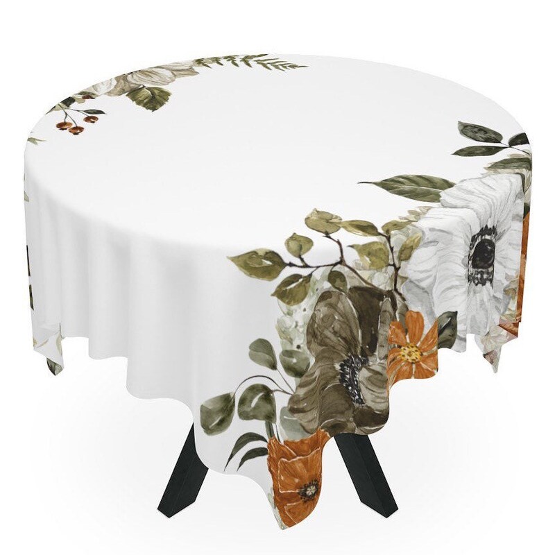 Fall Tablecloth - Etsy