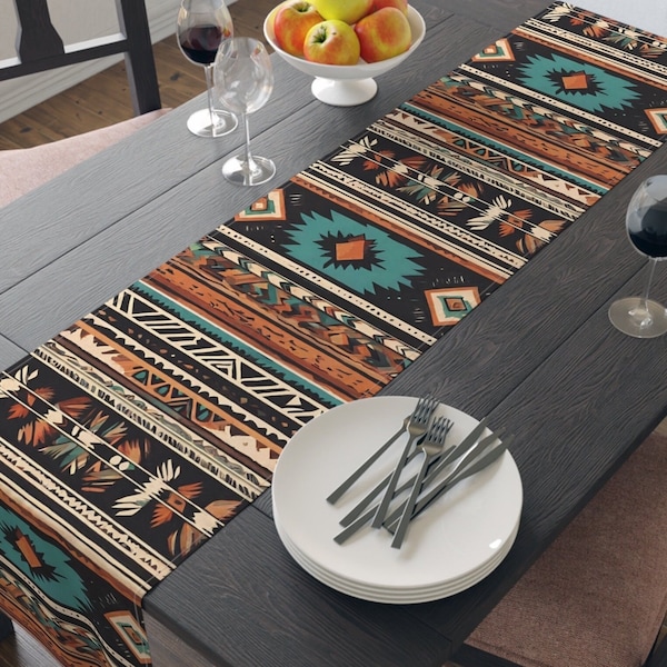 Boho Table Runner - Etsy